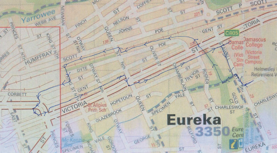 Scott Parade and Victoria Street Walk – Leigh Edmonds little box of stuff