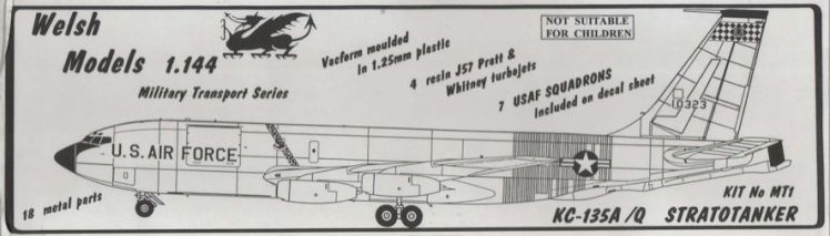 Boeing KC-135A in 1/144 by Welsh Models – Leigh Edmonds little box of stuff